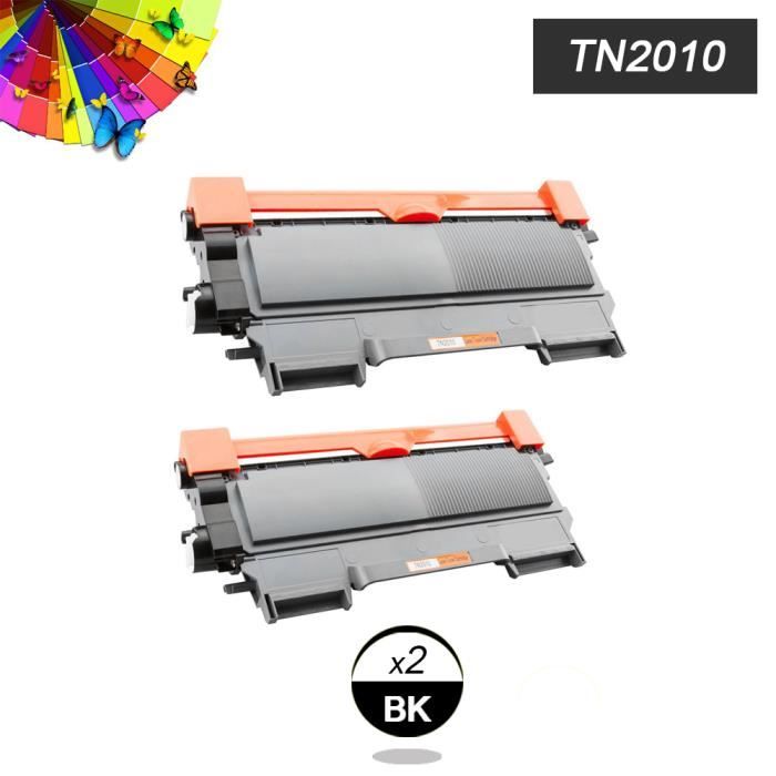 Toners Laser Compatible Brother TN2010 DCP-7056 Noir x2 - Marque ...