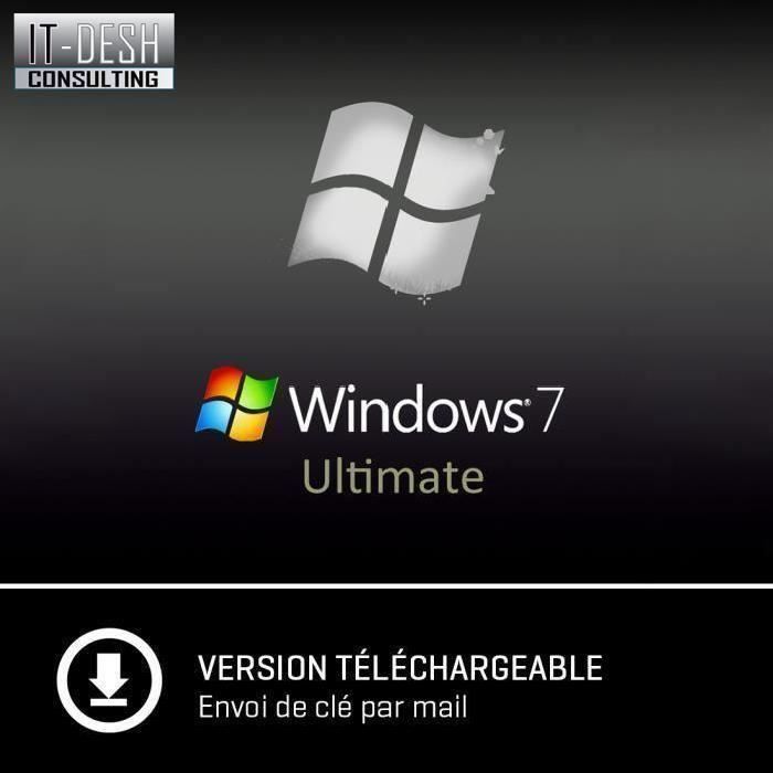 Windows 7 intégrale - Version téléchargeable à télécharger - Cdiscount