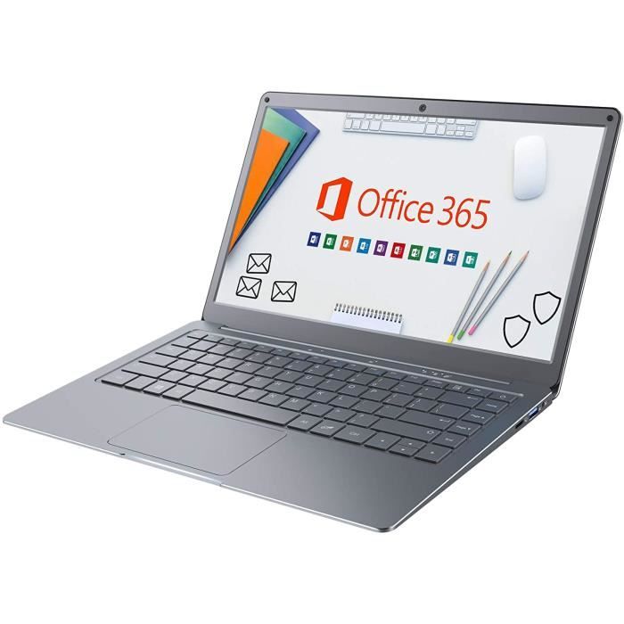 Ordinateur Portable, Microsoft Office 365, 13,3 Pouces PC portable ...