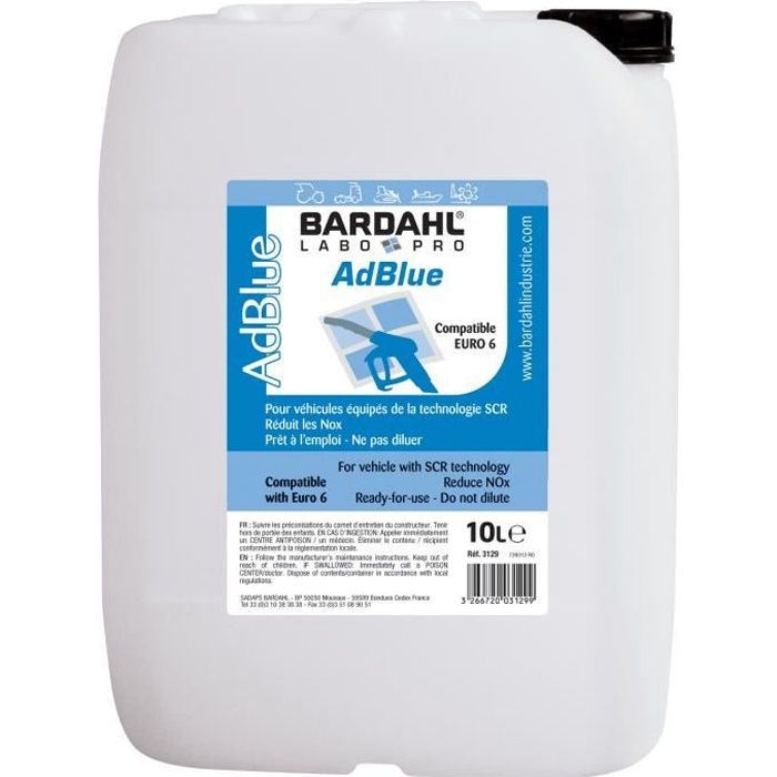 BARDAHL Additif Adblue - Tonnelets 10 litres - Cdiscount Auto