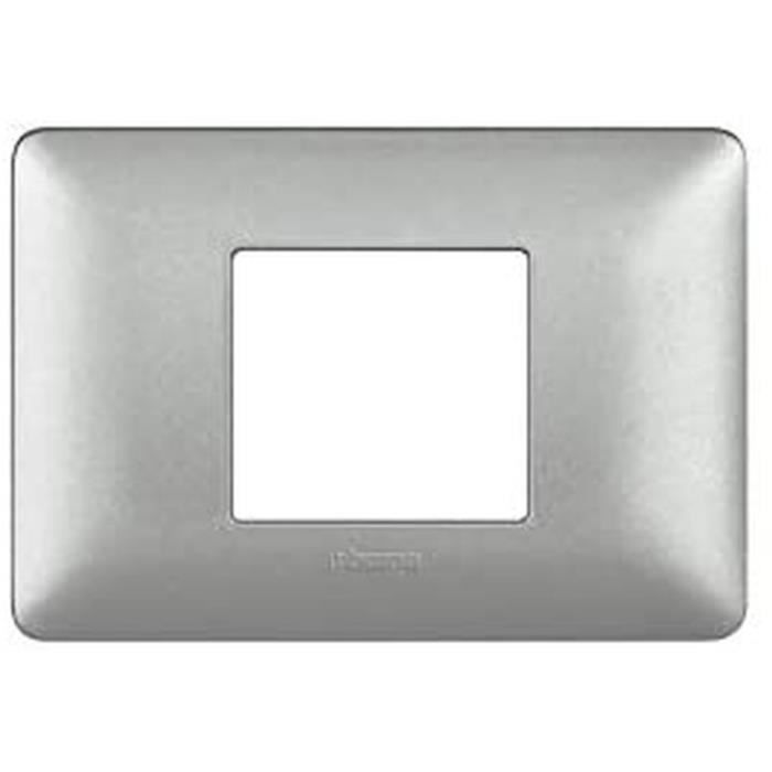 Plaque De Prise - BTicino - Matix AM4819MSL - 2 Modules - Argent ...