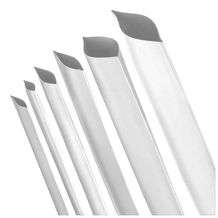 Gaine Thermorétractable Au Mètre, Blanche Sans Colle Ø 30Mm 1 Mètre Kit ...