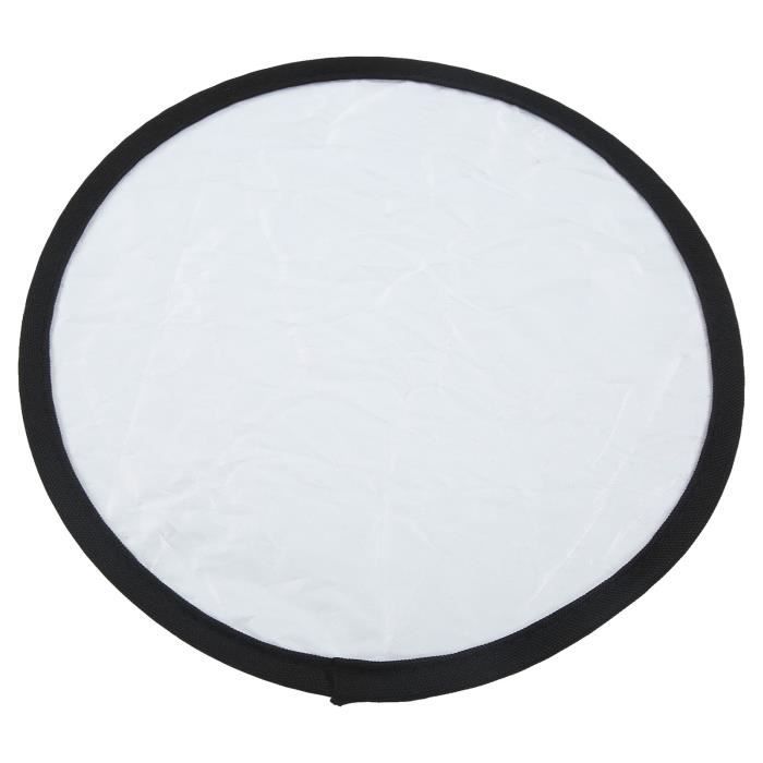 Réflecteur blanc argenté 2 en 1 Réflecteur de lumière rond portable ...