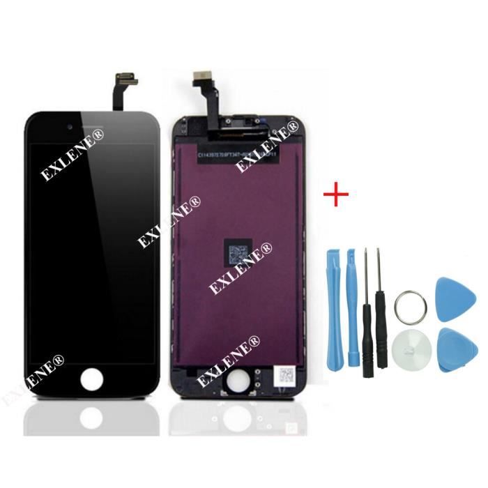 EXLENE 4,7 pouces à écran iphone 6 Noir - Cdiscount Téléphonie