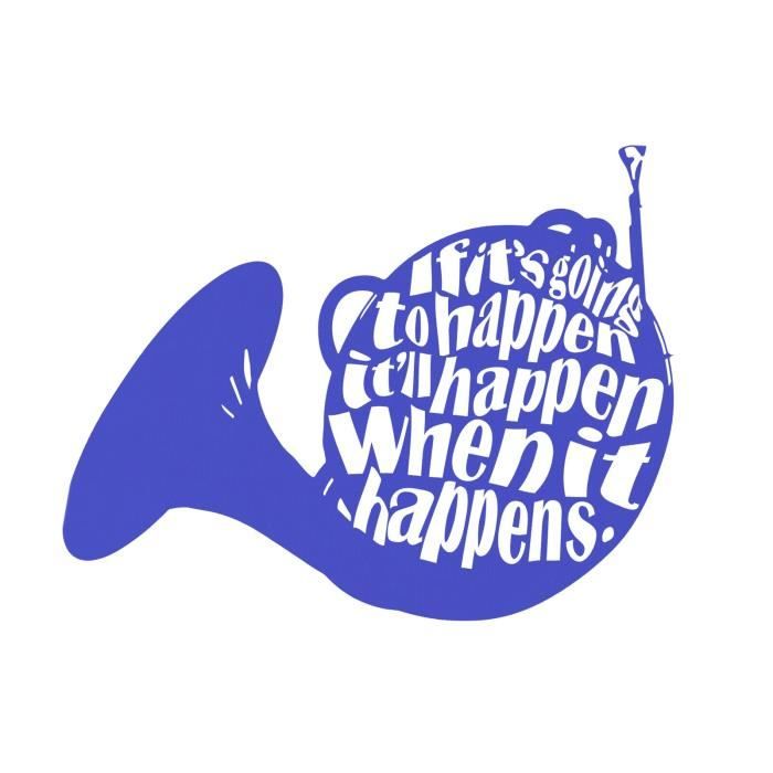 Tableau Décoratif How I Met Your Mother Cor Bleu Sitcom (74 cm x 60 cm ...