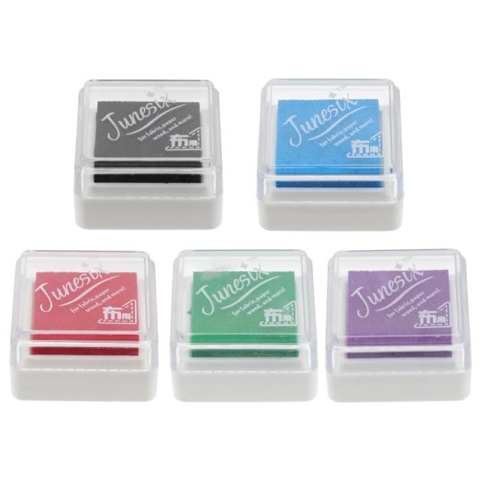 5pcs timbre d'encre tampon de pavé enfants peinture fournisseur tampon ...