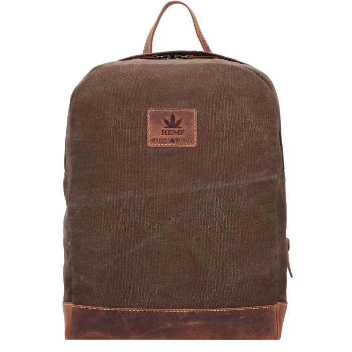 Greenburry Vintage Hemp Sac à dos 35 cm oliv - Cdiscount Bagagerie ...