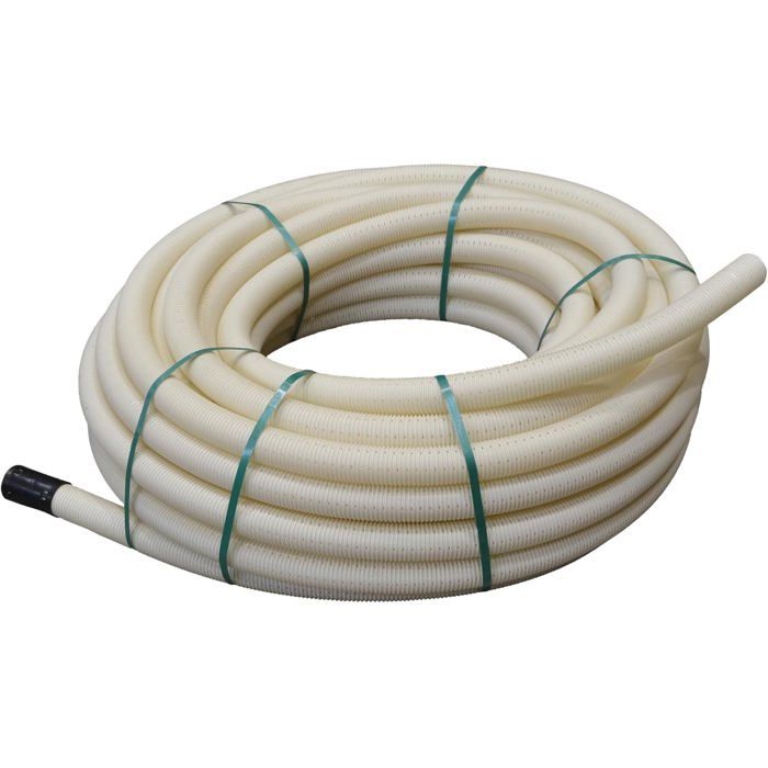 Drain agricole annelé perforé - Ø 50 mm - 25 mètres - PVC non plastifié ...