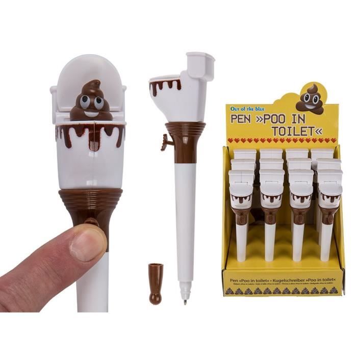 Stylo Crayon Caca dans un Toilette - WC Crotte Poo Ecrire - 146 ...