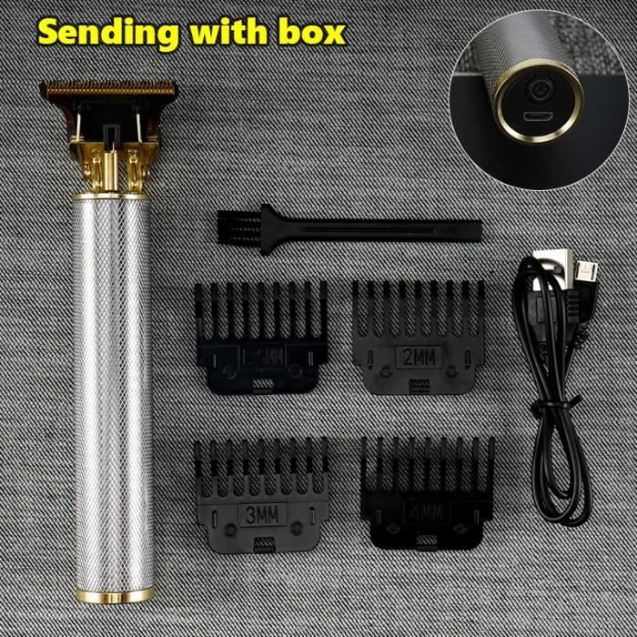 Tondeuse à Barbe Électrique Rechargeable par USB pour Homme ...