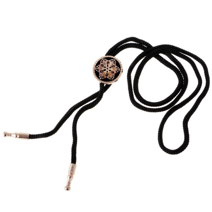 Western Cowboy Cravate Bolo Cravate Cowboy Hommes Collier Cravate ...