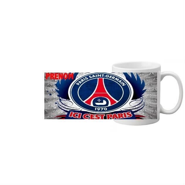 MUG CERAMIQUE PERSONNALISE PRENOM MODELE PSG REF533 - Cdiscount Maison