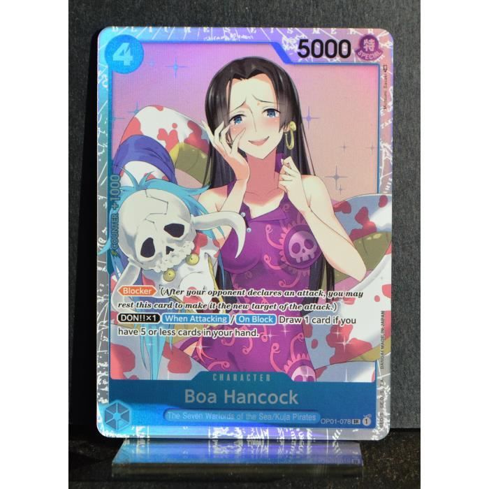 Carte Pokémon Boa Hancock Super Rare OP01-078 SR NEUF FR - Cdiscount ...