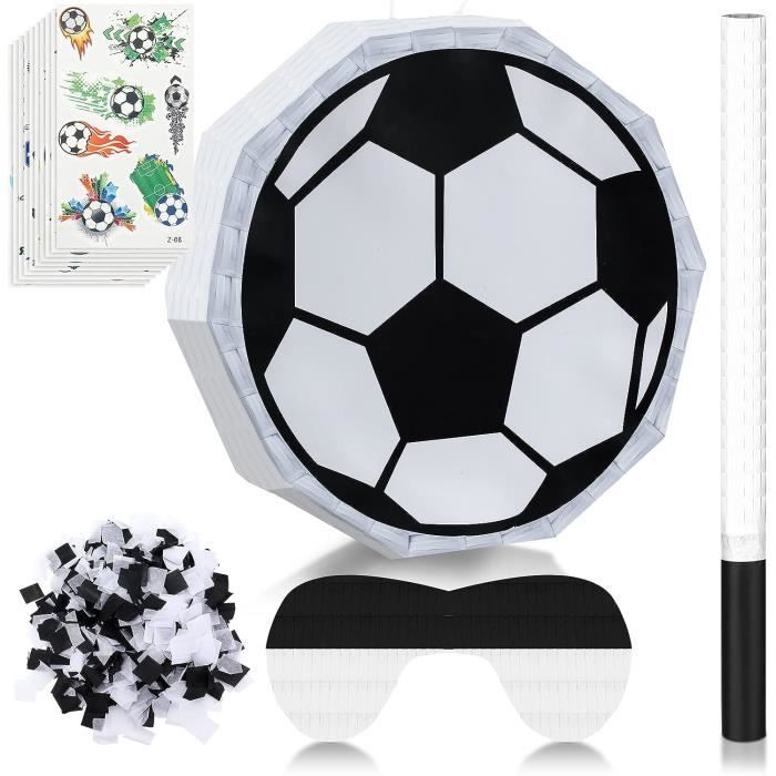 Pinata de Football Soccer avec 10 Autocollants Football Décors de Fête ...