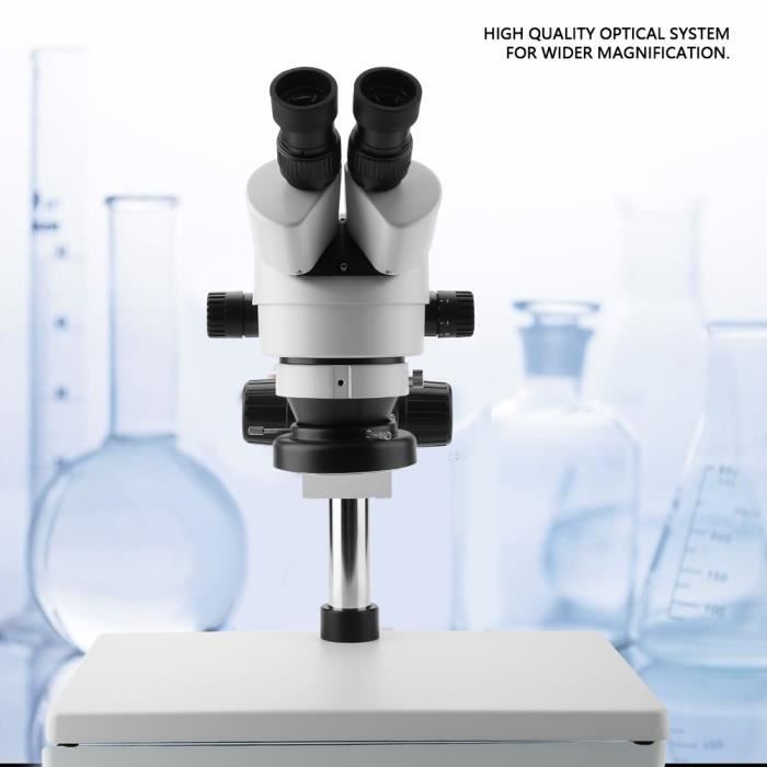 TMISHION Microscope binoculaire Microscope stéréo binoculaire 7X-45X ...