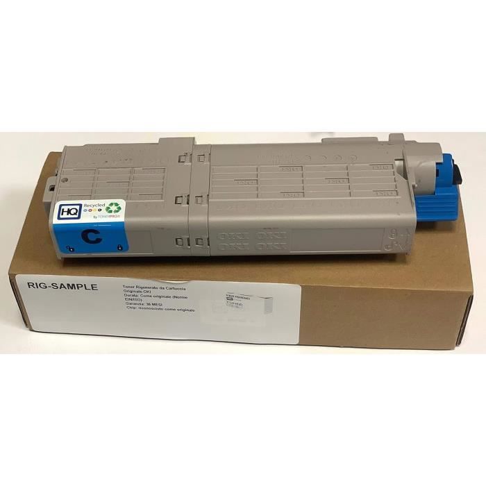 Toner Oki 46490623 Pour Es5442 Es5463 Es5473 Dn Mfp - Cyan - 6.000 ...