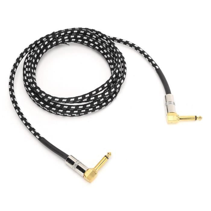 HIB JORINDO Câble audio pour guitare 6.35mm Cordon d'ampli 1/4in Ligne ...