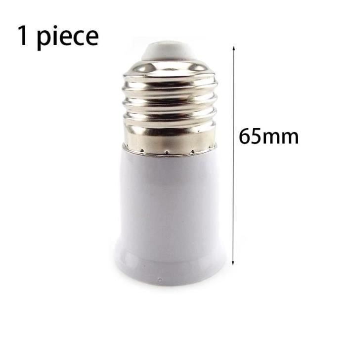 PIED DE LAMPE,65mm 1pc-e27--Adaptateur'ampoule E27 à E27, 65mm 95mm 120mm, Base de lampe LED ...