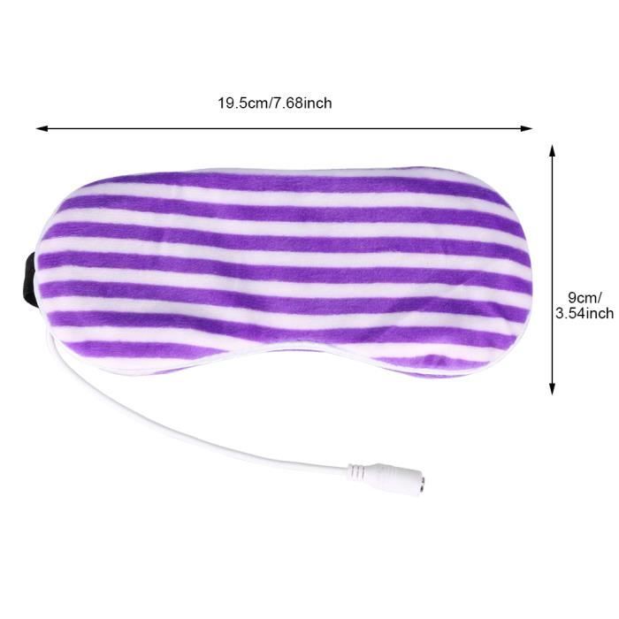 Masque pour les yeux chauffant - Mxzzand - Lavande - USB - Réutilisable ...