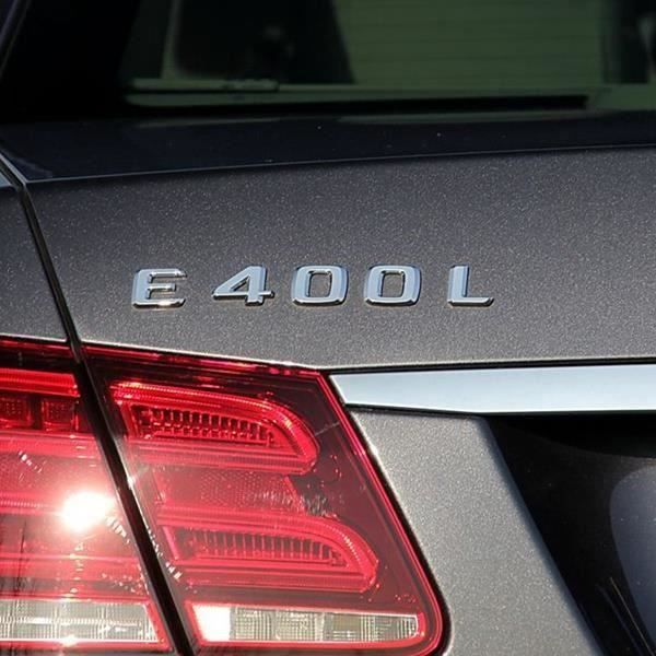 Pour Mercedes Benz "E400L" Autocollants 3D en plastique ABS coffre arrière lettre emblème Badge ...