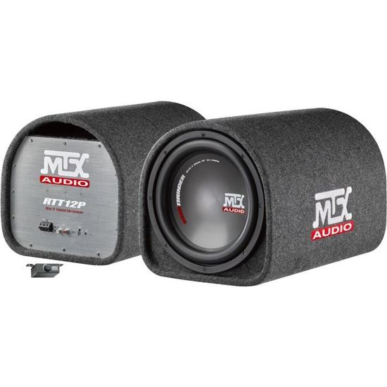 MTX Caisson Tube Actif Bass-Reflex Sub RTT12P 30 cm - Cdiscount Auto