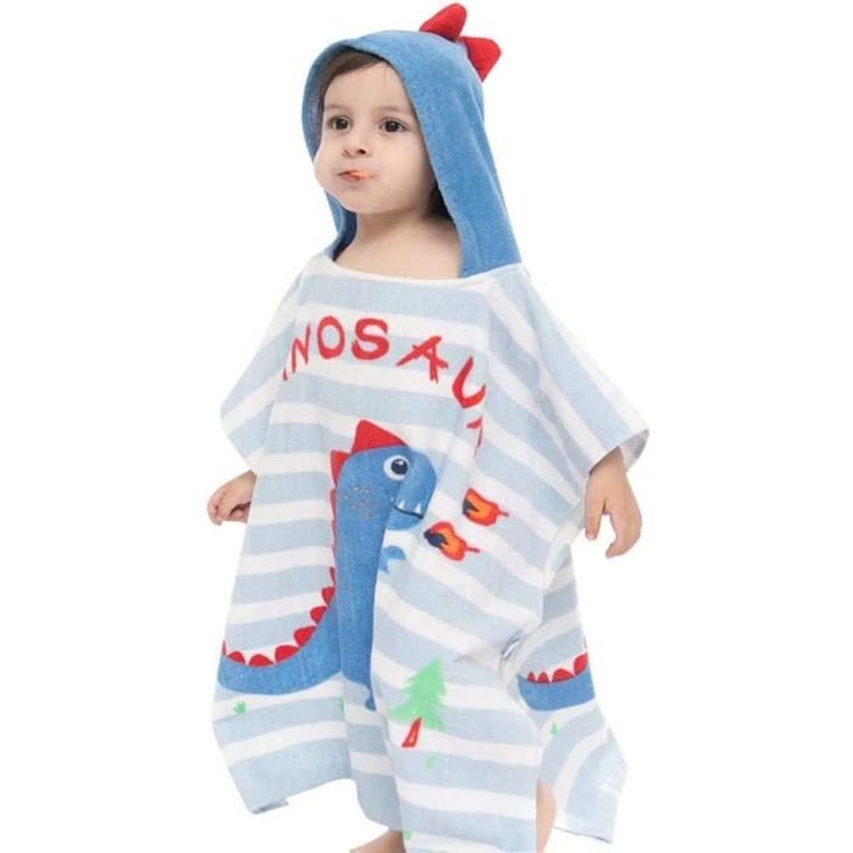 Serviette de Bain Bébé,Serviette Poncho à Capuche pour Enfants Baignade ...