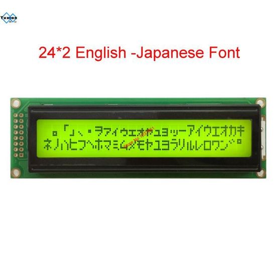 LCD 2402 24x2 lcd display character module STN green LC2421-LY ...