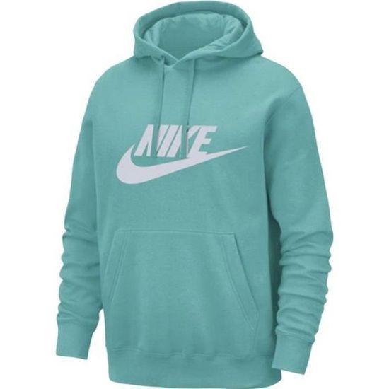 Sweat à capuche Nike SPORTSWEAR CLUB FLEECE - Bleu - Col capuche - Manches longues Bleu ...