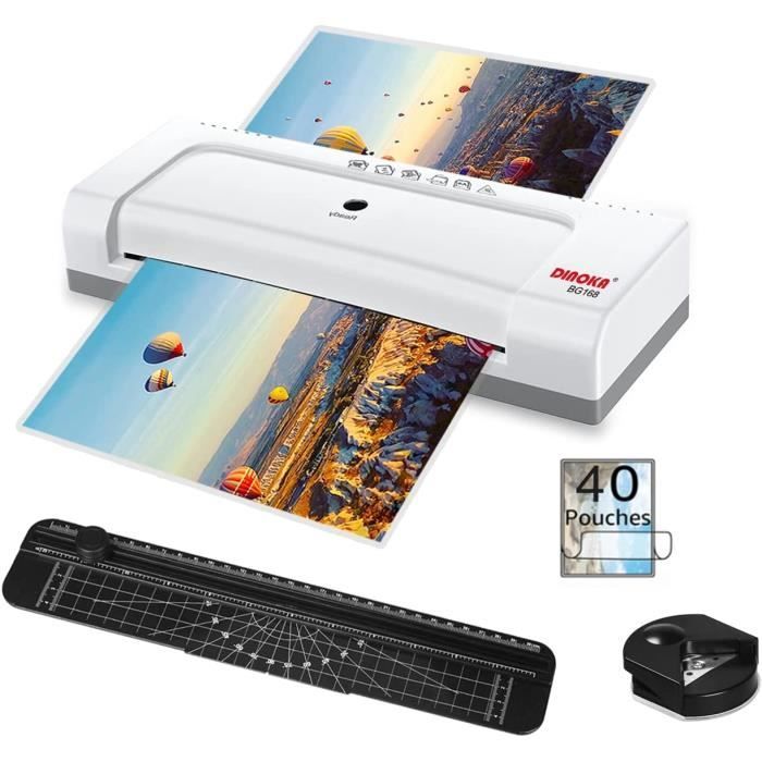 Plastifieuse a4, machine à plastifier thermique portable pour bureau à ...