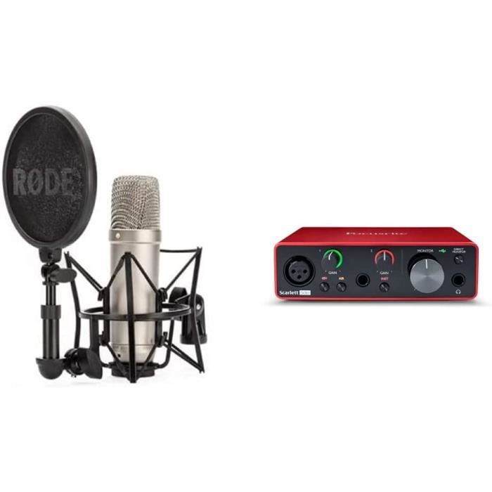 Kit Rode NT1-A Complete Vocal Recording - 1" Cardioid Condenser ...