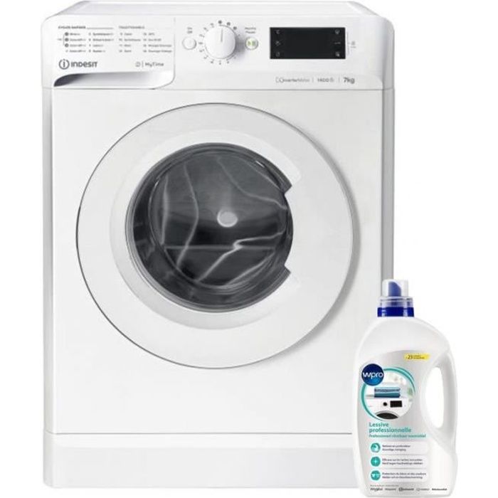 INDESIT Lave-linge Frontal 7kg 1400trs/min Anti-tache Machine à laver ...