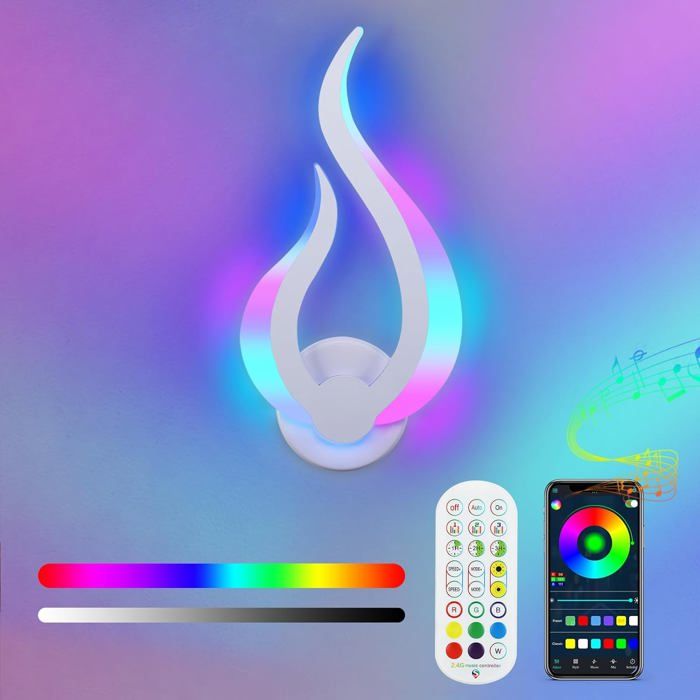 Rgb Smart Applique Murale Intérieure Design Timing Applique Murale ...