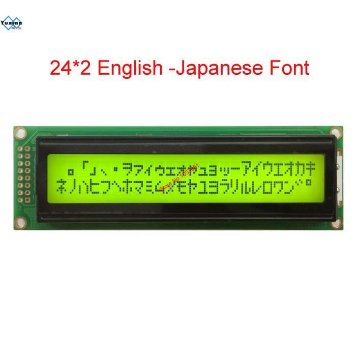 LCD 2402 24x2 lcd display character module STN green LC2421-LY ...