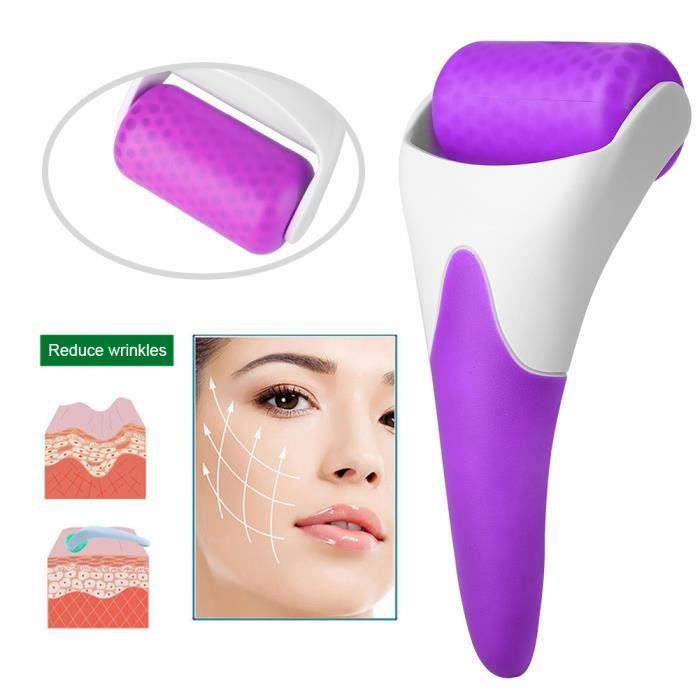 Qu2 Masseur à Rouleaux De Glace Portatif Anti Rides Visage Peau Lisse