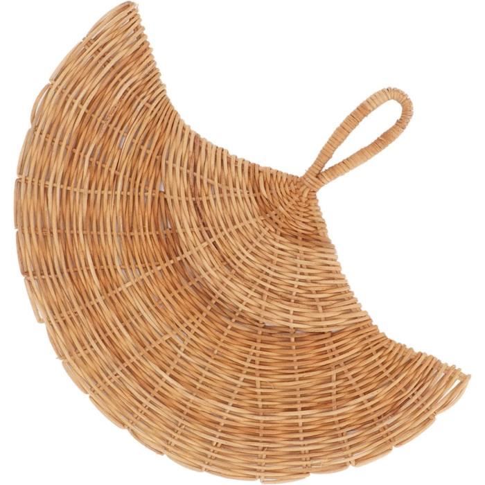 Décoration Murale D'Éventail En Rotin, Ornement D'Éventail En Rotin ...