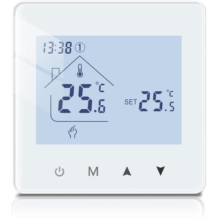 Beok Thermostat Chaudiere Gaz Thermostat Chauffage Numérique ...