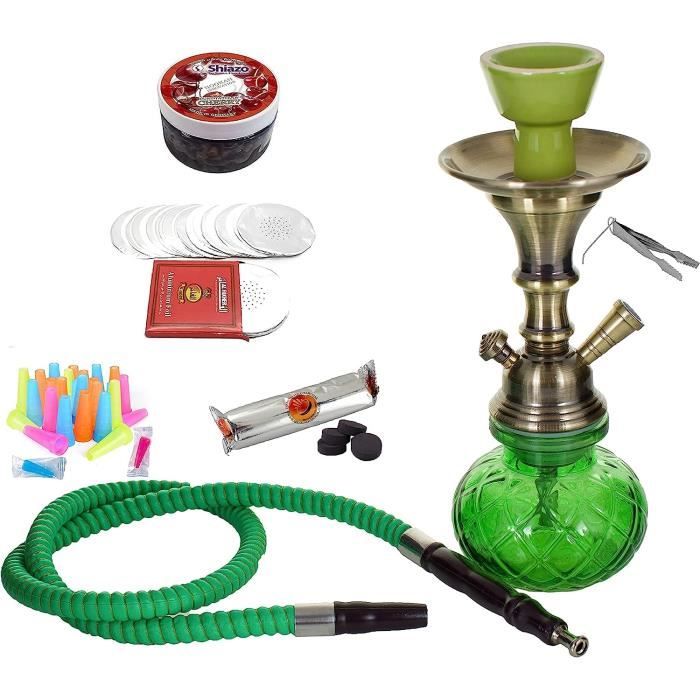 Chicha Kit Complet Narguile Ensemble Pack Charbon Kit Embouts Deux ...