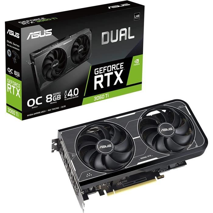 |NVIDIA GeForce RTX 3060 Ti|8 GB|GDDR6X|256 bit|PCIE 4.0 16x|GPU 1680 ...