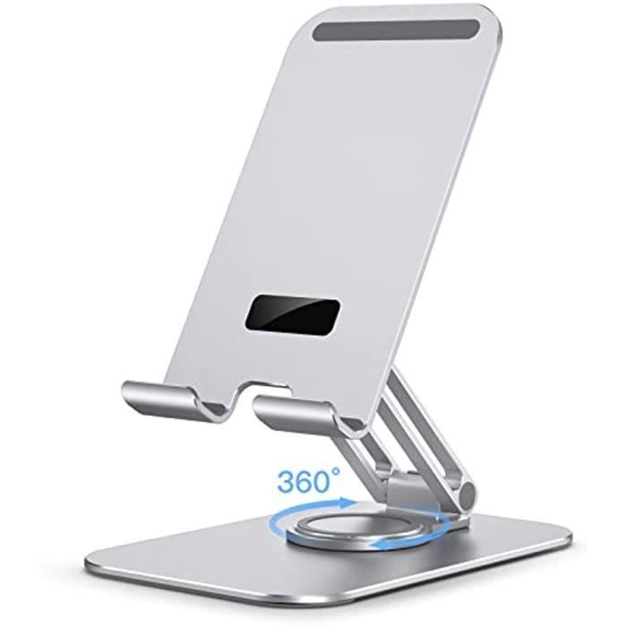 Support Tablette, Rotative à 360 Réglable, Support Dock Portable Bureau ...