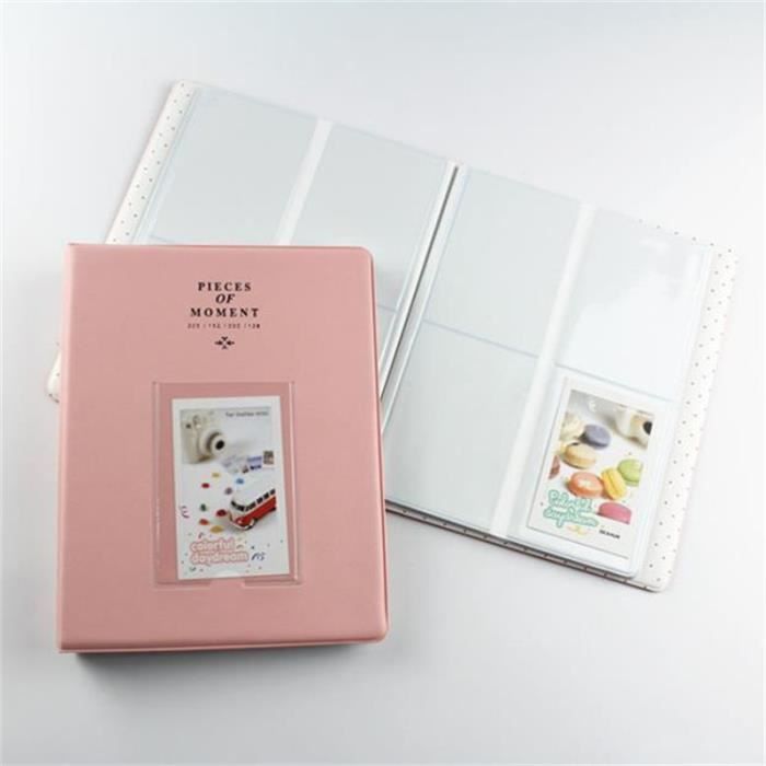 Rose Mini Album Photo Polaroid 64 pochettes, pour Fujifilm Instax Mini ...