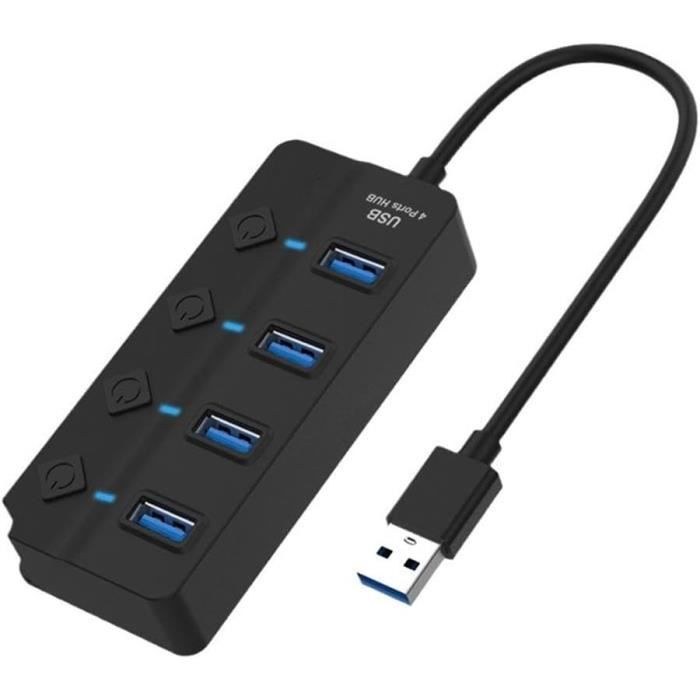 Hub Usb Hub Commutateur Hub Usb3.0 Otg 4 Port Usb C Hub Multi Splitter ...