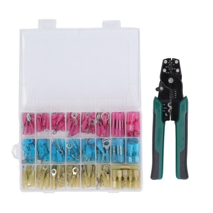 Cikonielf Kit de sertissage de fil à cliquet Cikonielf Kit d'outils de sertissage de virole AWG ...