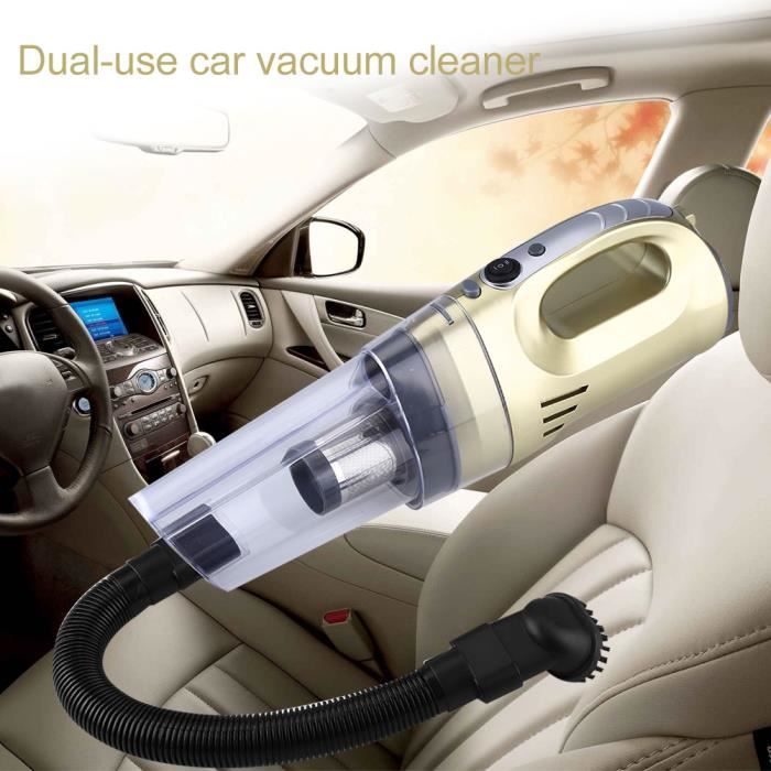Aspirateur Voiture Auto Portatif 4 en 1 Sèche Nettoyage-1200W-Câble 4 ... Aspirateur Voiture Auto Portatif 4 en 1 Sèche Nettoyage-1200W-Câble 4 ...