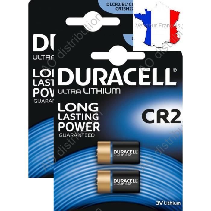 4 Piles photo CR2 Lithium Duracell 3V - Cdiscount Jeux - Jouets