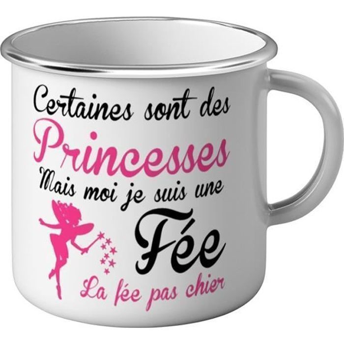Mug Émaillé - FABULOUS - Fée Pas Chier - Métal - Vintage - Compatible Lave-Vaisselle - Cdiscount ...