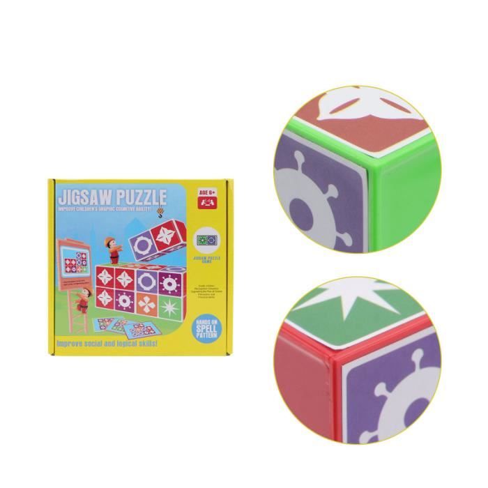 1 jeu de puzzle en trois dimensions graphique de jeu de puzzle assorti ...