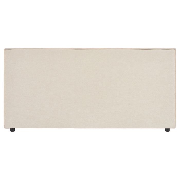 Tête de lit SERAFI 140 rembourrée, En tissu polyester pour lit 140 cm ...