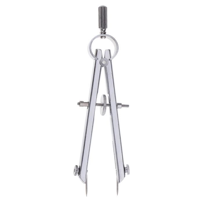 Compas de Mesure en Métal Pointe Trempée, Longueur 110mm, Ouverture 1 ...