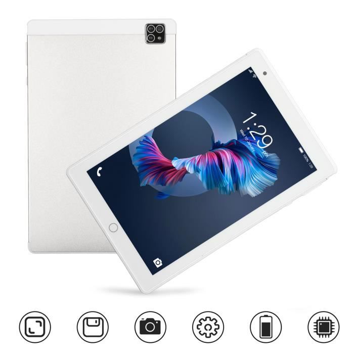 Qiilu Tablette HD Tablette 8 Pouces, écran IPS HD MT6592 Octa Core CPU ...