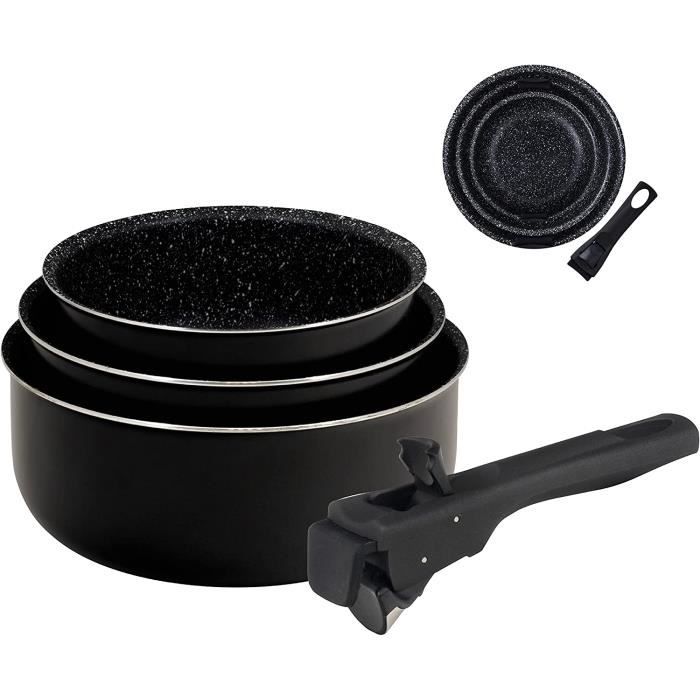 BERGNER Click Cook éditiolack Set de Poêles 2 Poêles en Alm pressé de ...